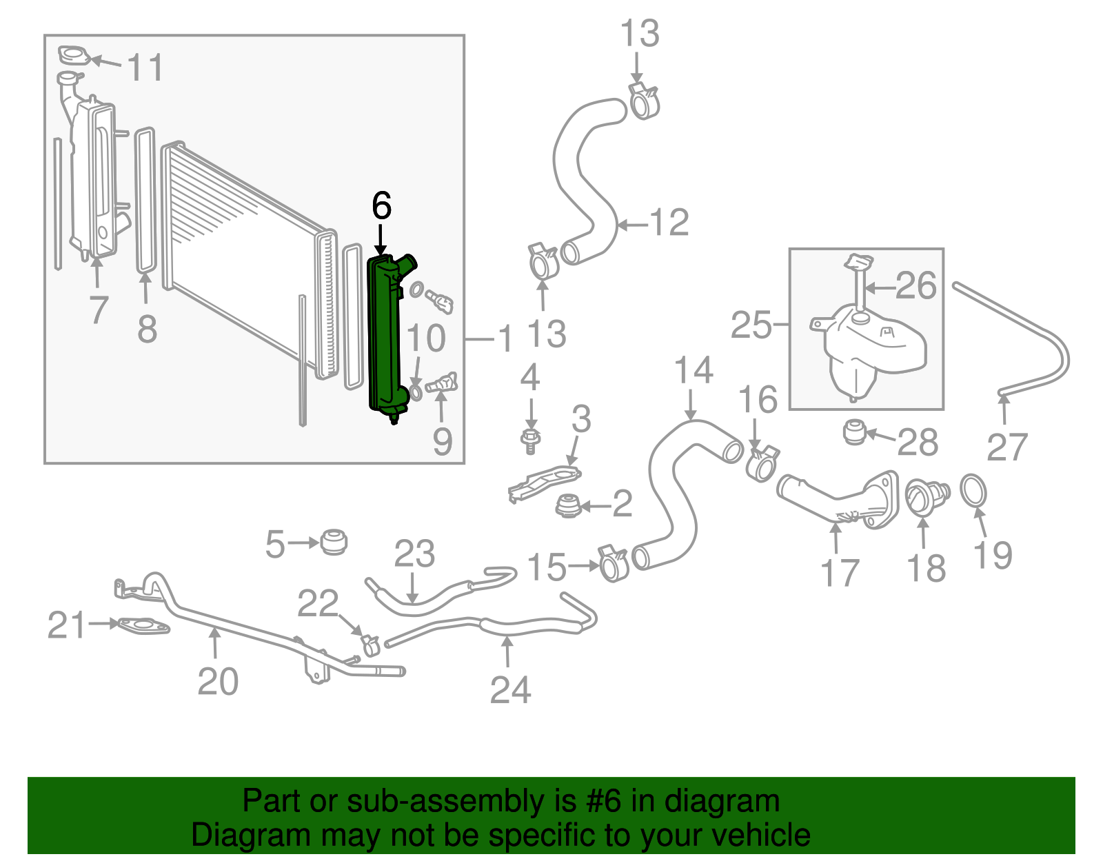 2005-2010 Scion tC Tank 16441-22140 | Toyota Parts Center