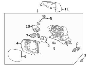 2021-2022 GM Mirror Cover 84642822 | GMPartsDirect.com