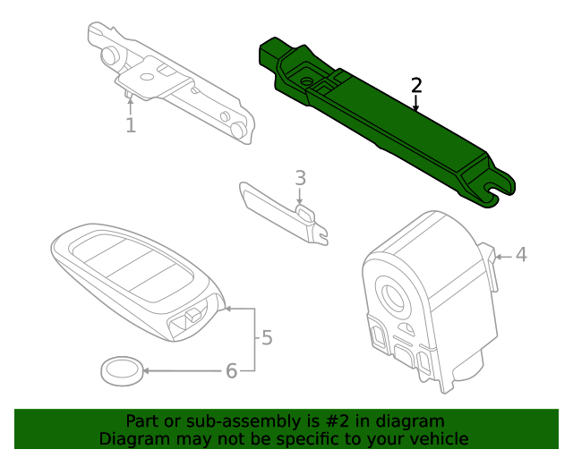 2022-2024 Hyundai Keyless Entry Antenna 95460-G8000 | AutoNationParts.com