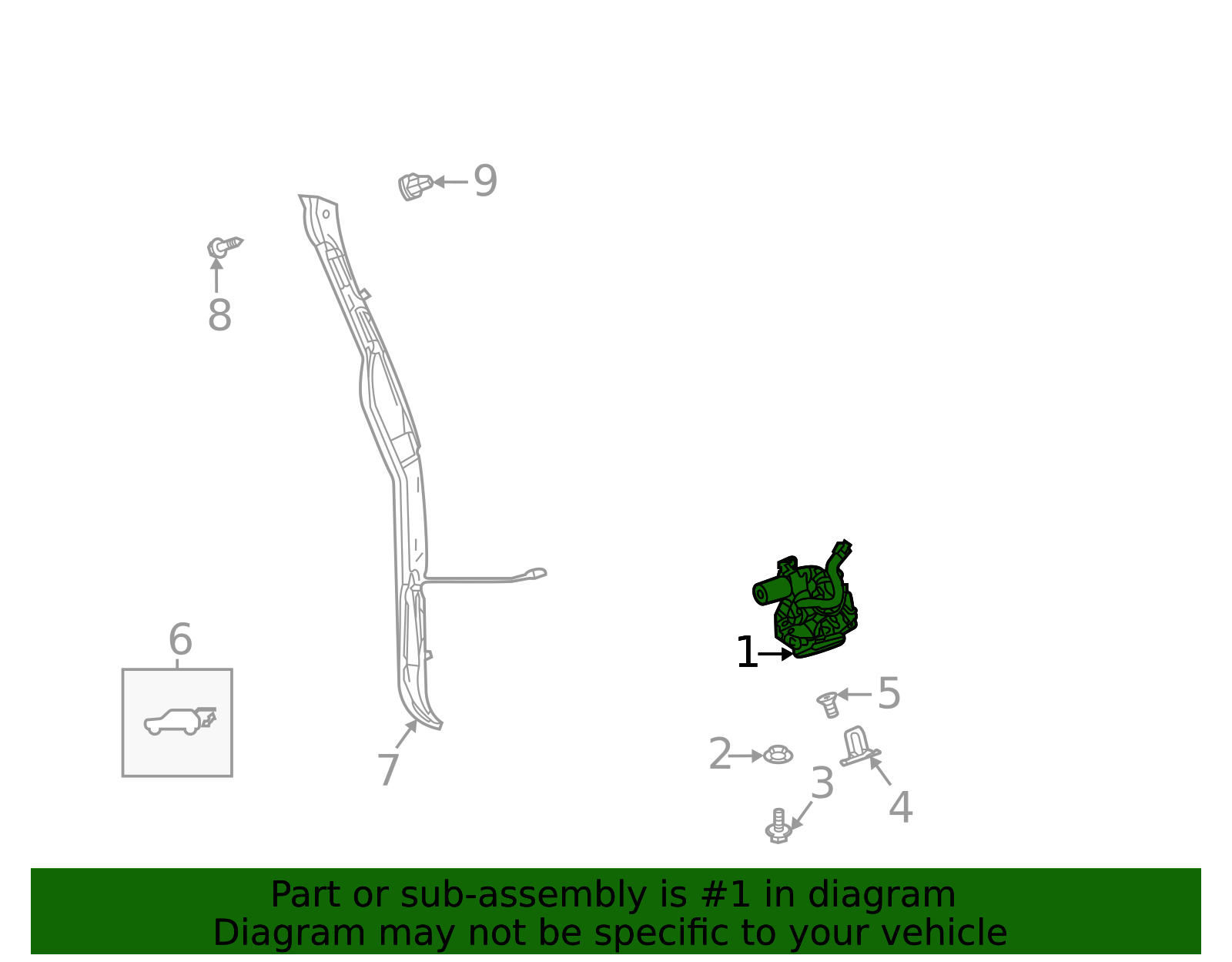 2020-2024 Toyota 2020-2024 Toyota - Trunk Lock Actuator Motor 69350 ...