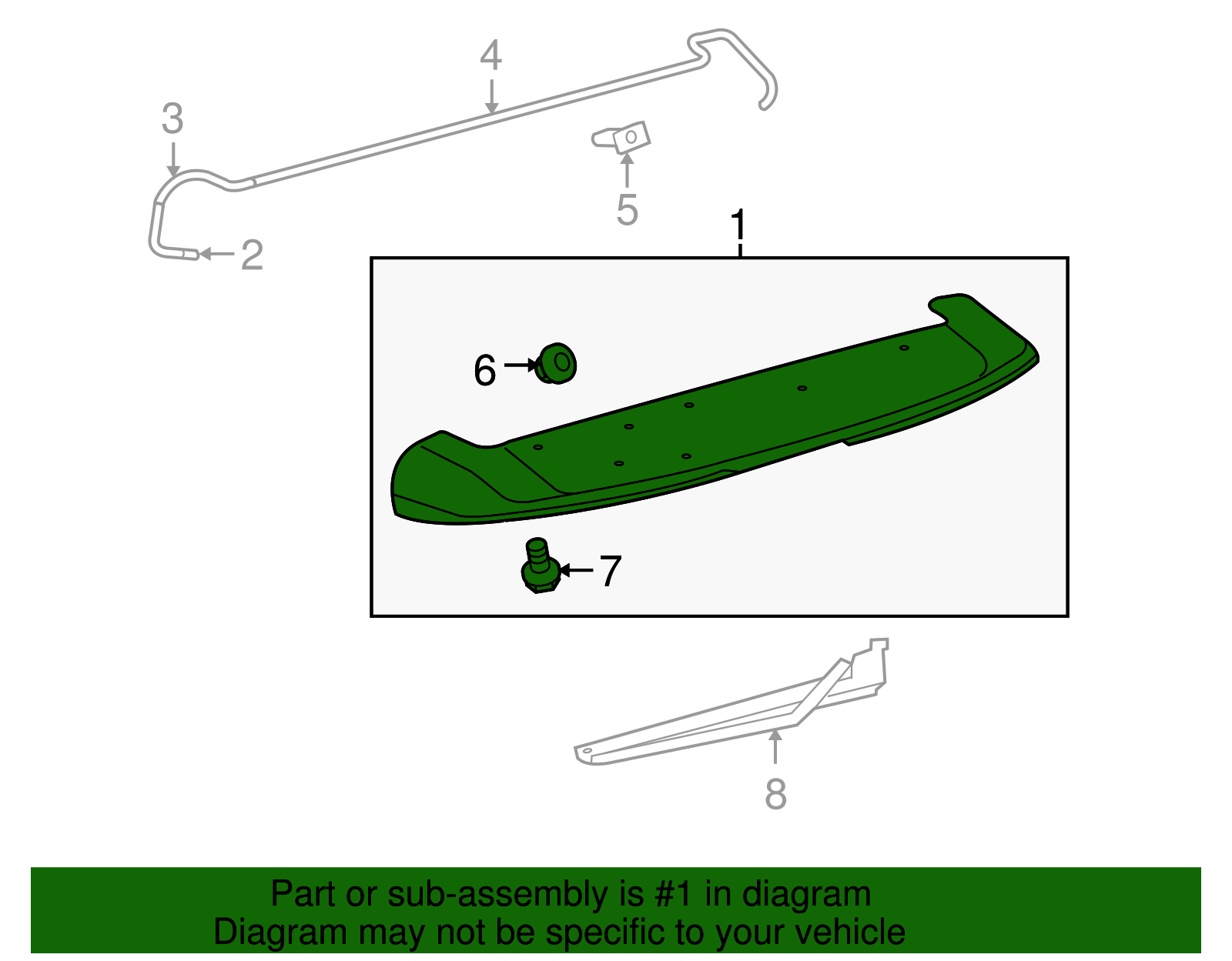 76085-35903 - Spoiler - 2010-2020 Toyota 4Runner | Lithia Toyota Parts