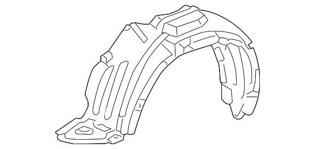 53875-AE020 - Fender Liner - 2006-2010 Toyota Sienna | OEM Genuine ...