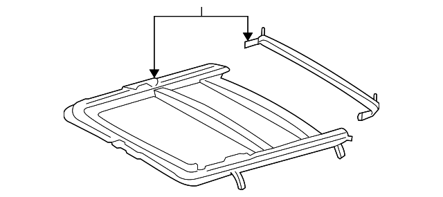 63203-0E010 - Sunroof Frame 2006-2009 Lexus | Longo Lexus Parts