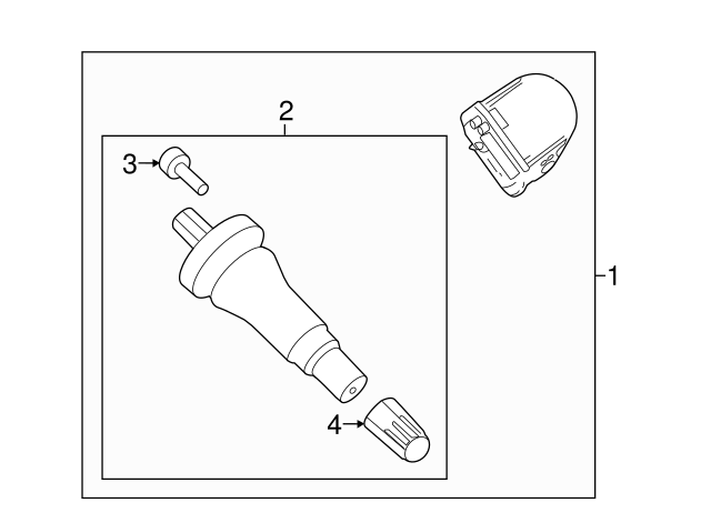 2015-2020 Ford Valve Stem F2GZ-1700-D | Ford Parts Catalog