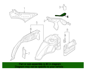 Genuine BMW 41-21-8-208-298 | Lower Support | FREE Shipping on Most ...