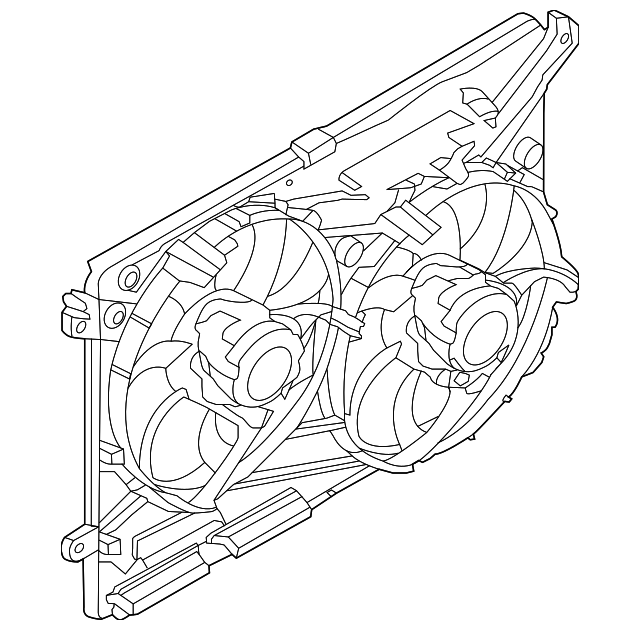 2016-2020 Ford Motor And Fan Assembly - Engine Coo FG9Z-8C607-B ...