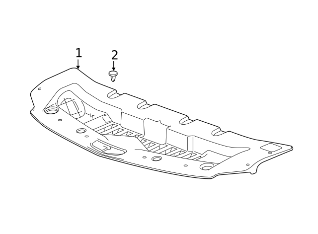 84218424 - Intake Air Splash Shield 2021-2024 Chevrolet Blazer ...