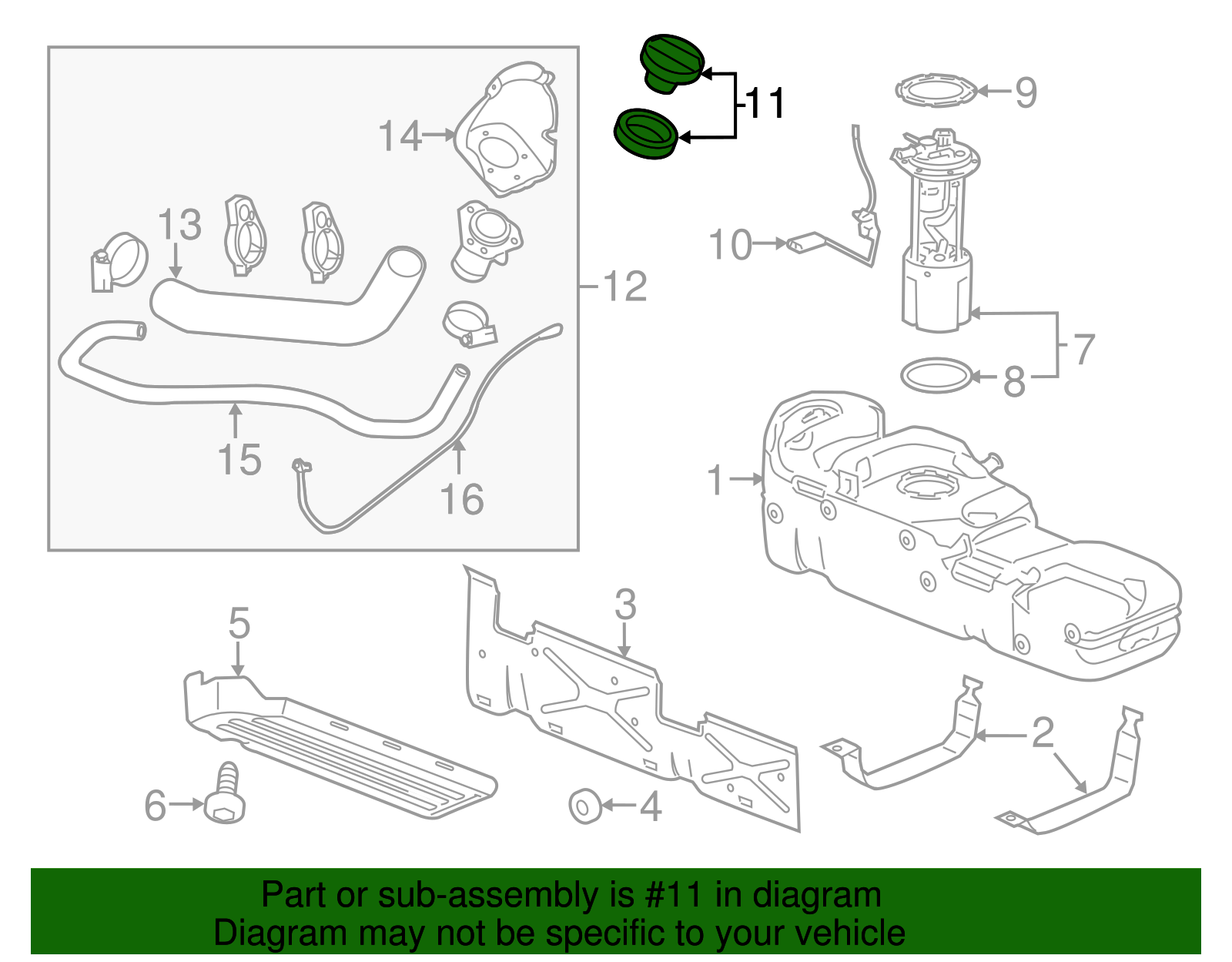 23288713 - Cap 2012-2024 GM | AutoNation Parts