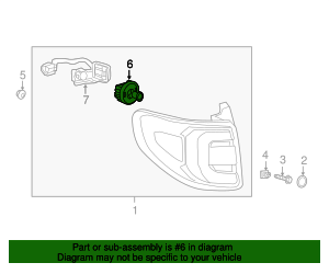 19433735 - Brake and Tail Light Bulb 2013-2017 GMC | AutoNation Parts