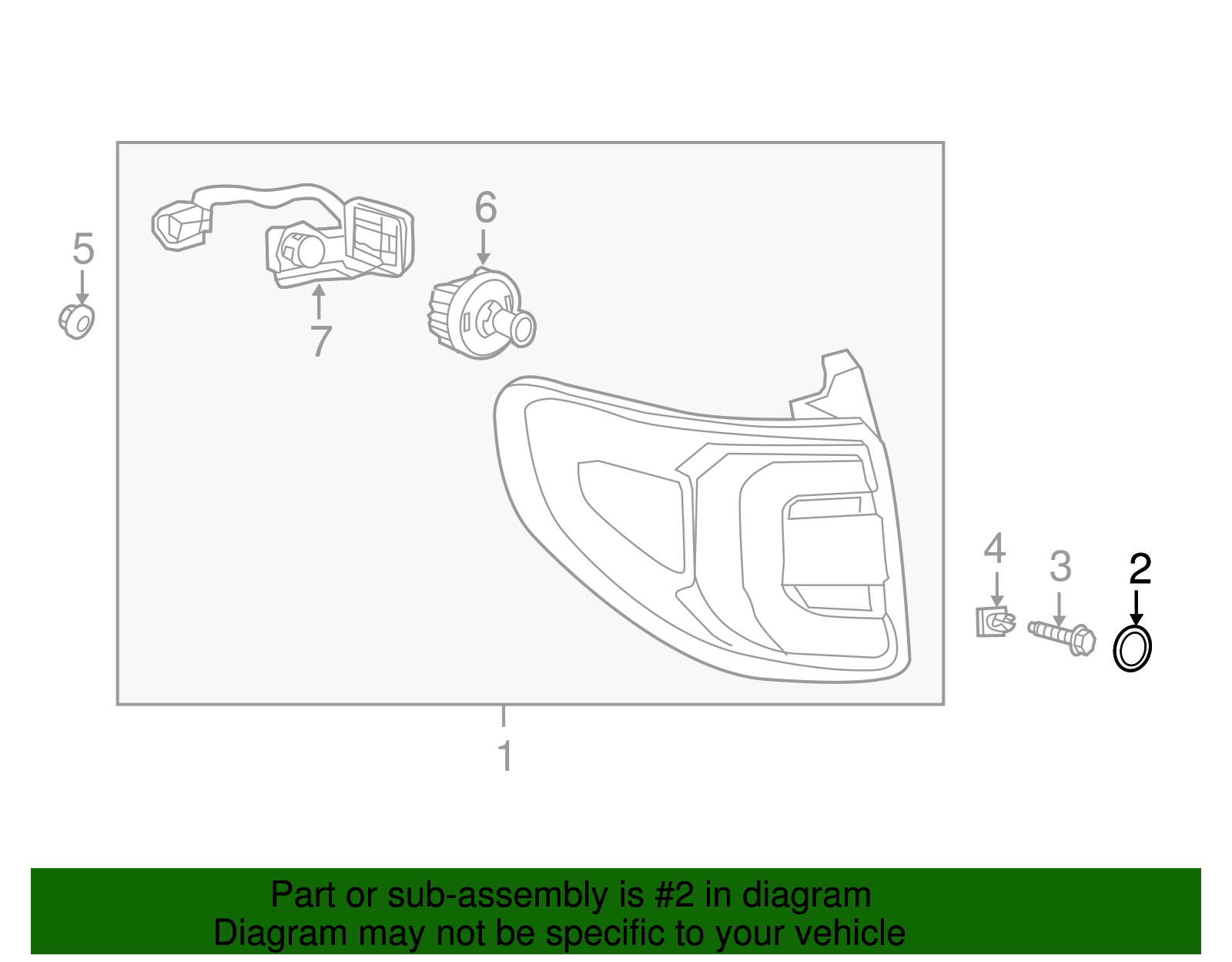 23141850 - High-Quality Anthracite Tail Lamp Access Hole Cover for 2013 ...