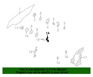 2010-2013 Kia Forte Koup Stabilizer 82425-3L000 | TascaParts.com