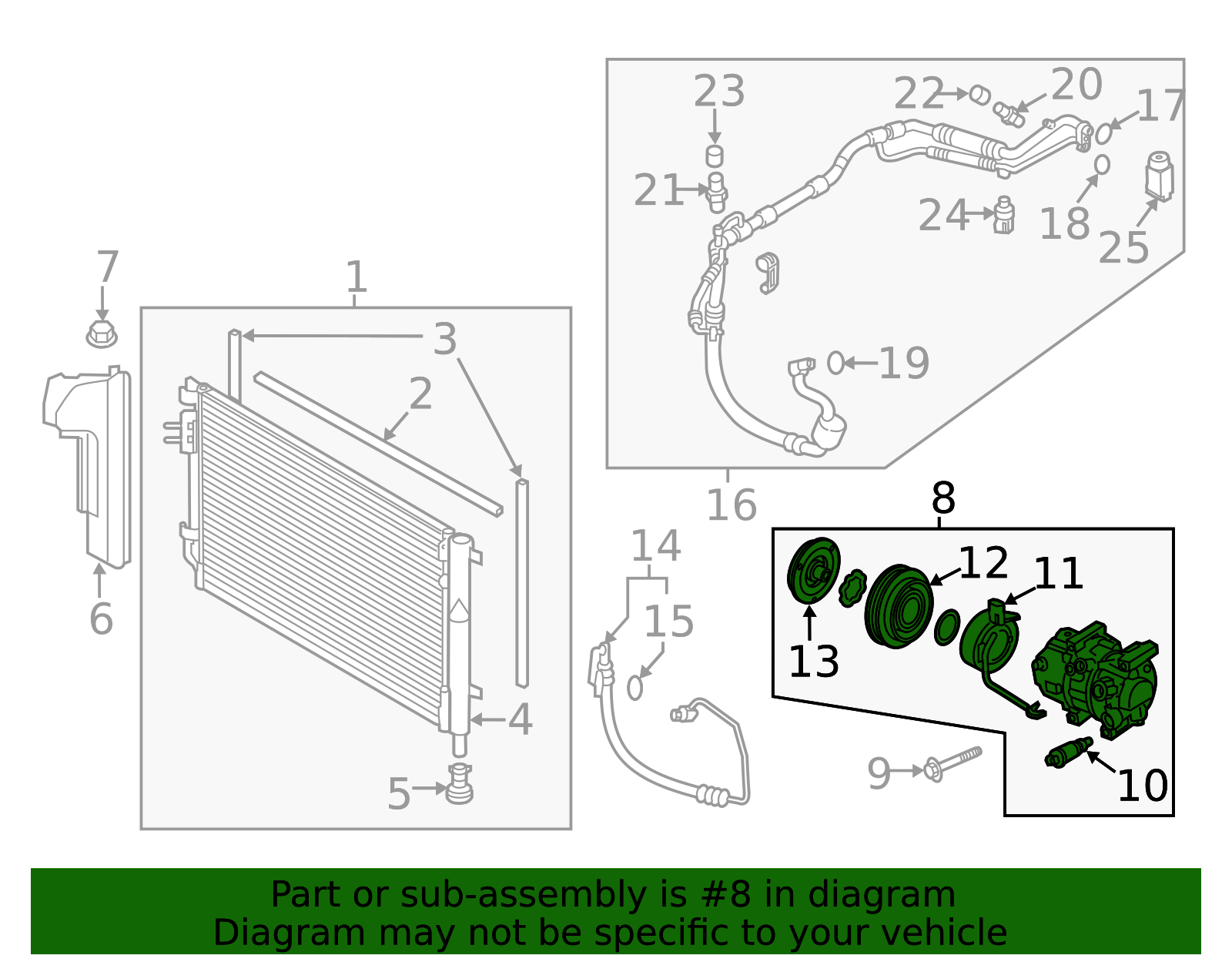 97701-H9150RU - Compressor Assembly 2018-2019 Kia Rio | Kia.Parts Store