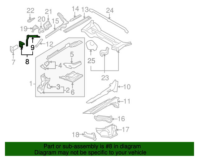 2005-2011 Audi Repair Kit 4F0-898-265 | OEM Parts Online