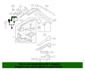 4F0-898-266 - Repair Kit 2005-2011 Audi | Audi OEM Parts