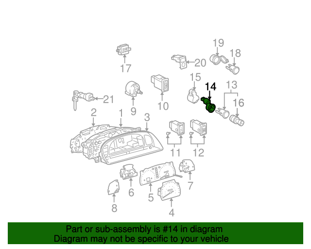 1995-2017 Toyota Lighter Assembly Ring 85533-AE010 | Toyota Parts Center