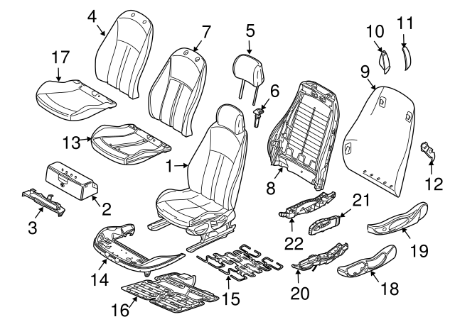 Genuine BMW 52-10-7-053-935 | Seat Belt Guide | FREE Shipping on Most ...