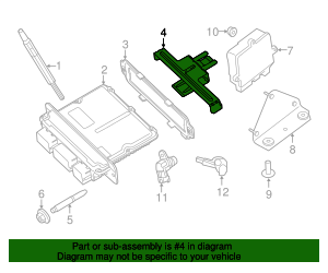 2017-2020 Ford Bracket HC3Z-12A659-A | QuirkParts