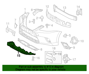Lexus OEM Lower Cover Part# 52618-76020 | OEM Vehicle Parts