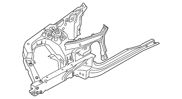 Genuine BMW 41-00-7-481-004 | Apron/Rail Assembly | FREE Shipping on ...
