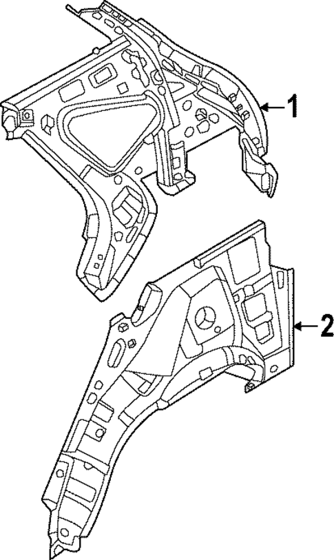 Inner Structure for 2024 Hyundai Tucson | OEM Parts Online