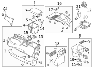 2019-2022 Nissan Rogue Sport Switch Housing 96971-7FW0A | World OEM ...