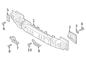 2021-2023 Genesis G80 Impact Bar 86631-T1000 | OEM Parts Online