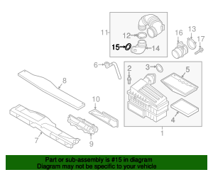 5Q0-129-646-A - Elbow O-Ring 2017-2022 Audi | Audi OEM Parts