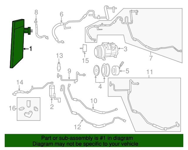 2008-2020 Mopar Condenser 04677782AC | Mopar Parts Canada