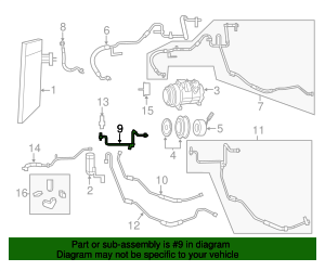2012-2020 Mopar Liquid Line 68142912AA | TascaParts.com