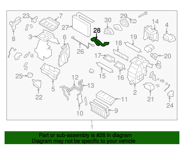 73431SG010 - AC Line - 2014-2018 Subaru Forester | World OEM Parts Subaru