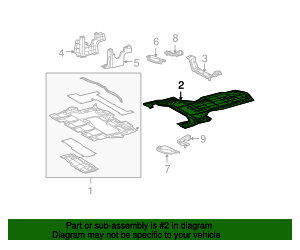 2006-2007 Lexus Side Cover 51409-30050 | OEM Parts Online