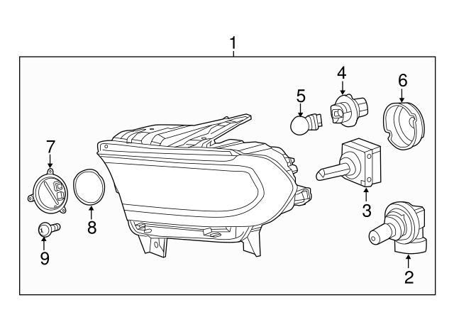 2016-2020 Dodge Durango Composite Assembly 68299131AH | Mopar Parts Canada