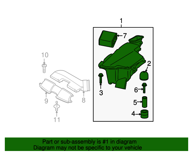 13717838566 - 2008-2013 BMW M3 Air Cleaner Assembly (13-71-7-838-566 ...