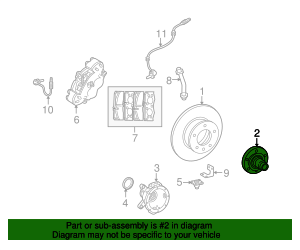 2004-2018 Mercedes-Benz Wheel Hub 463-330-04-25 | AutoNationParts.com