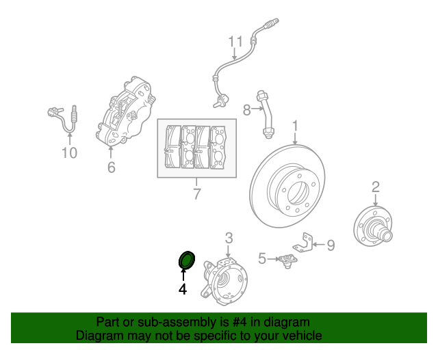 2002-2005 Mercedes-Benz Knuckle Seal 463-337-01-19 | MB Parts Center