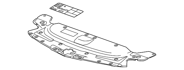 2017-2020 Cadillac Front Compartment Front Sight Shield 84163662 ...