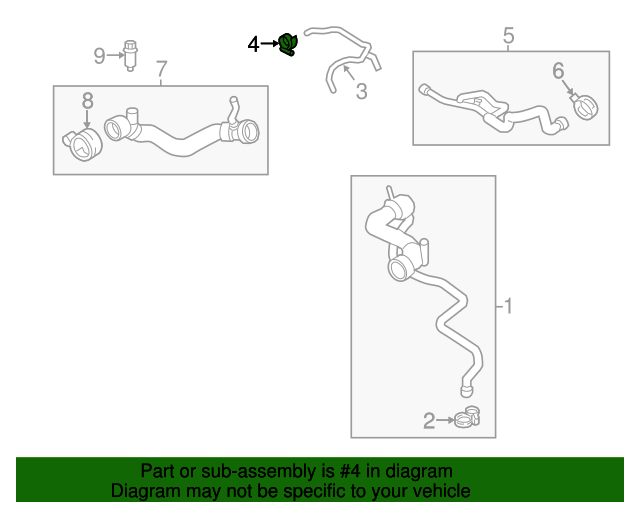 7129952102 - 2012-2020 BMW Vent Pipe Clamp (07-12-9-952-102) | BMW of ...