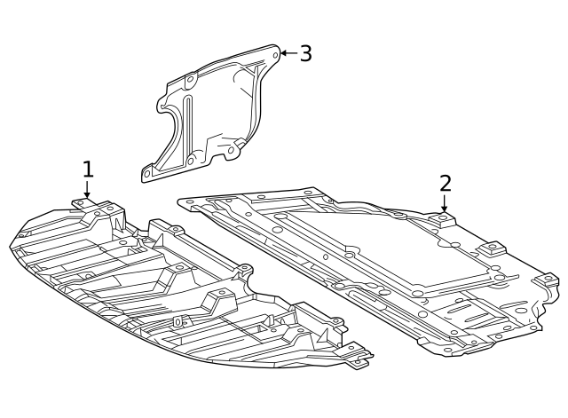 52618-62010 - Under Cover 2016-2020 Toyota Mirai | Longo Toyota Parts