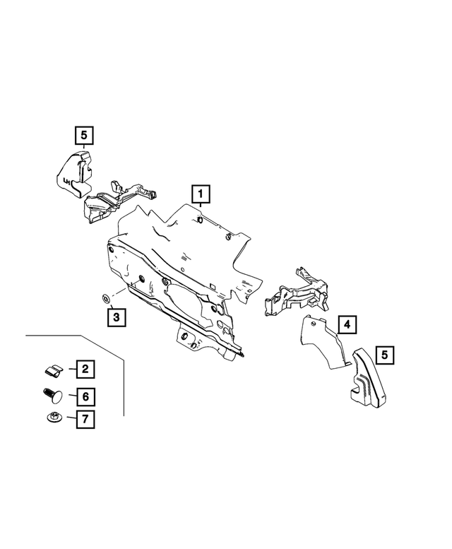 2014-2025 Mopar Push Pin 68202385AA | Mopar eStore