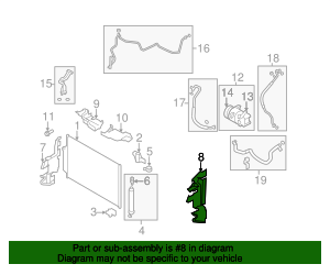 92185-1AA0A - Side Seal 2009-2010 Nissan Murano | Nissan Parts ...