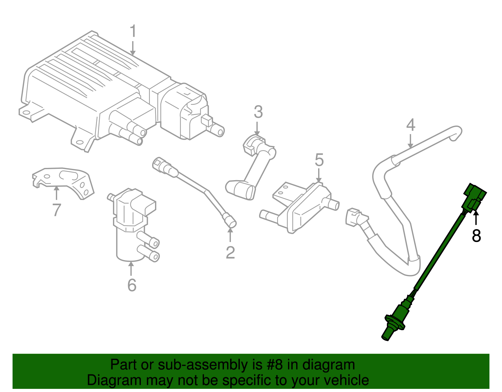 2010-2013 Suzuki | 2010-2013 Suzuki - Oxygen Sensor | 18213-54L00 ...
