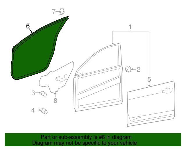 2015-2020 Nissan Rogue Surround Weather-Strip 80831-4CL0A | Nissan ...