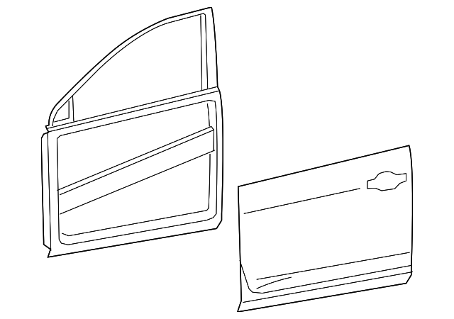 2014-2020 Nissan Rogue Door Shell 80100-6FL0A | Nissan Parts Plus