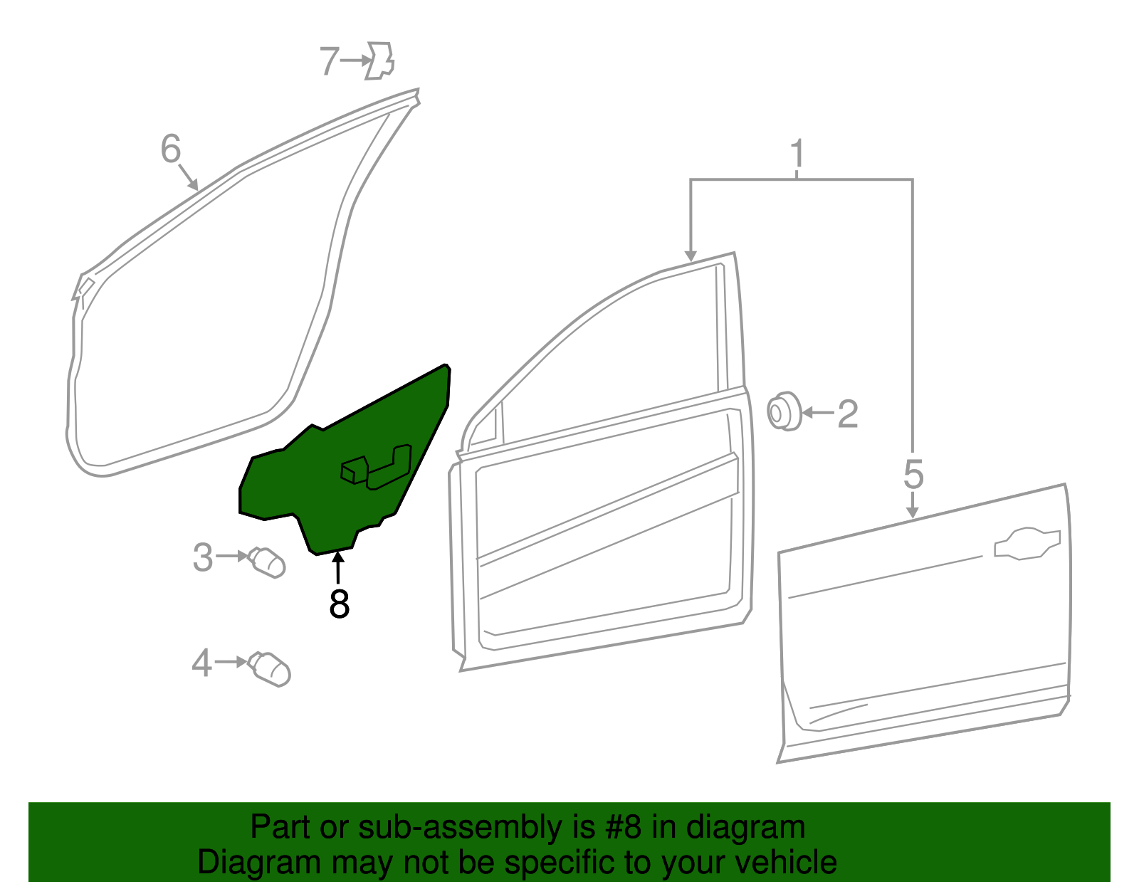 2017-2020 Nissan Rogue Water Shield 80860-7FR0A | Temecula Nissan Parts