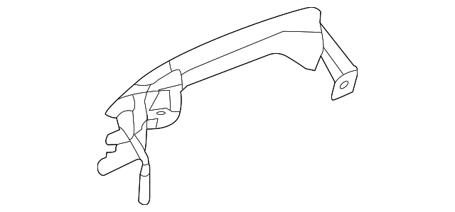 204-760-14-70-7992 - Handle, Outside 2013-2020 Mercedes-Benz | Mercedes ...