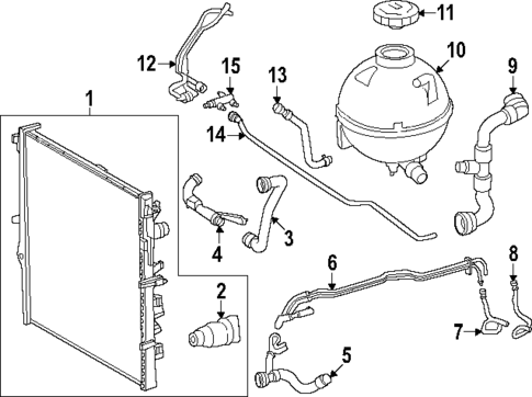 Radiator & Components for 2023 Mercedes-Benz Sprinter 3500 | Mercedes ...