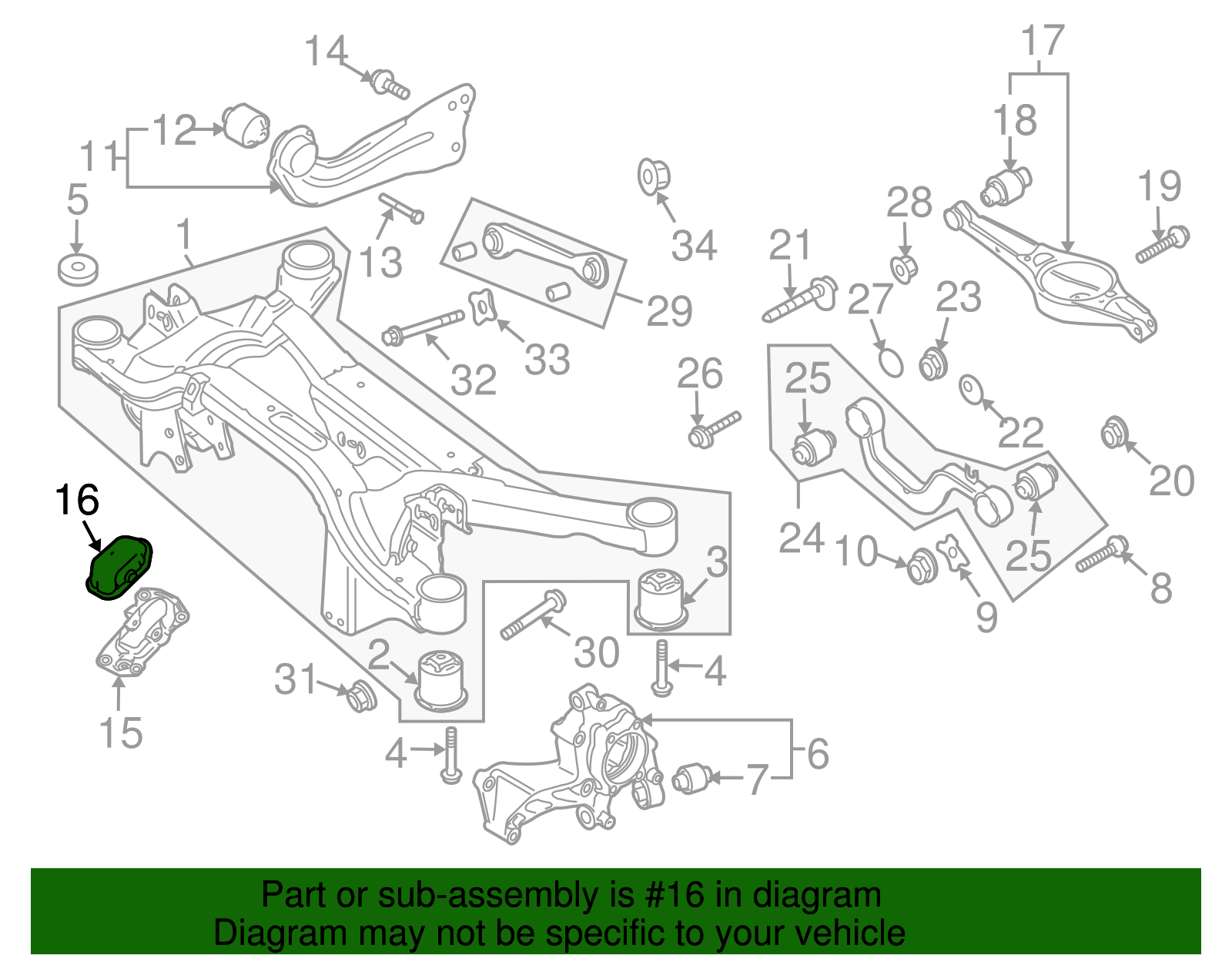 2006-2018 Volkswagen Bracket Cap 3C0-501-475-A | VW Direct Auto Parts