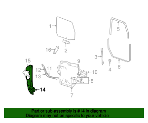 2007-2018 Jeep Regulator 68014948AA | Mopar Parts Canada