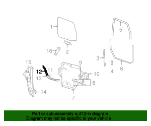 2011-2018 Jeep Cable - Driver's Side (LH) 68089337AA | TascaParts.com