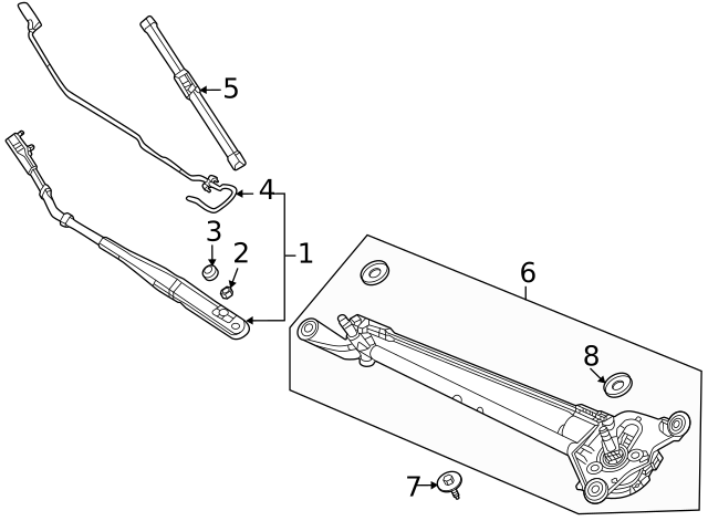 76600-T20-A01 - Windshield Wiper Arm 2022-2024 Honda Civic | AutoNation ...